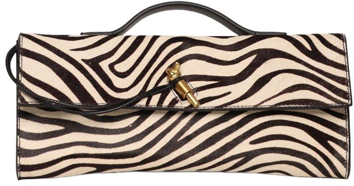 Walter Baker Juliette Leather Clutch in Black | Lyst