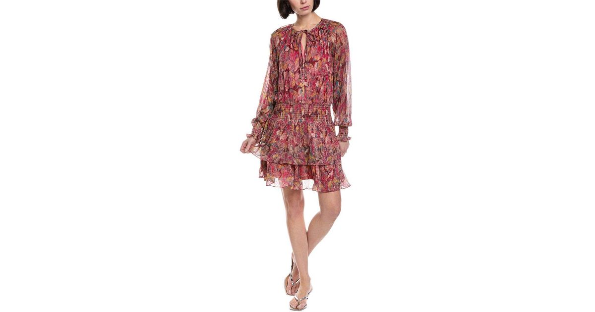 Ramy Brook Ricky Mini Dress in Red | Lyst UK