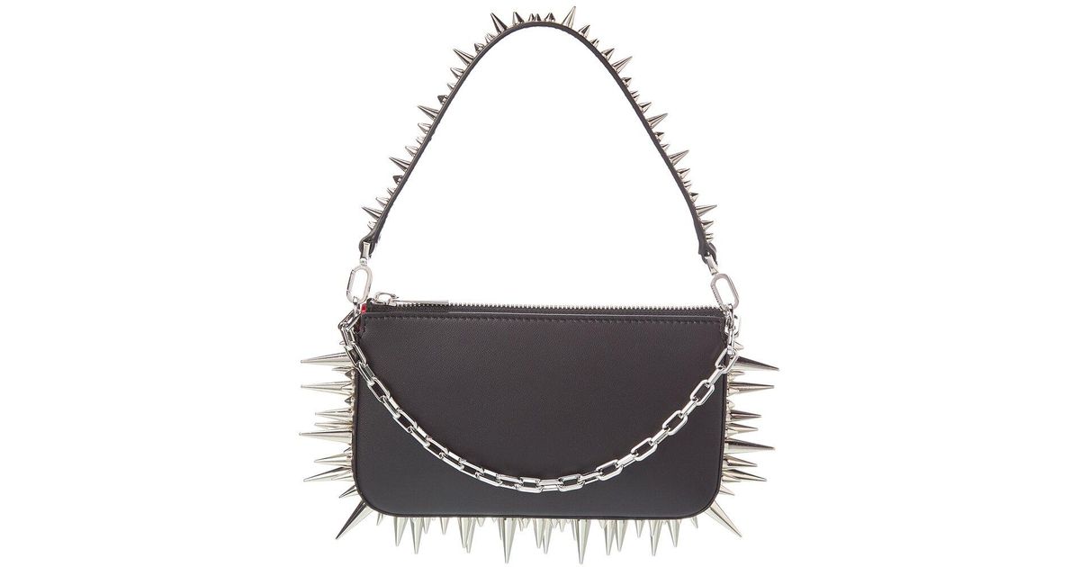 Christian Louboutin Loubila Mini Leather Bag in Black | Lyst
