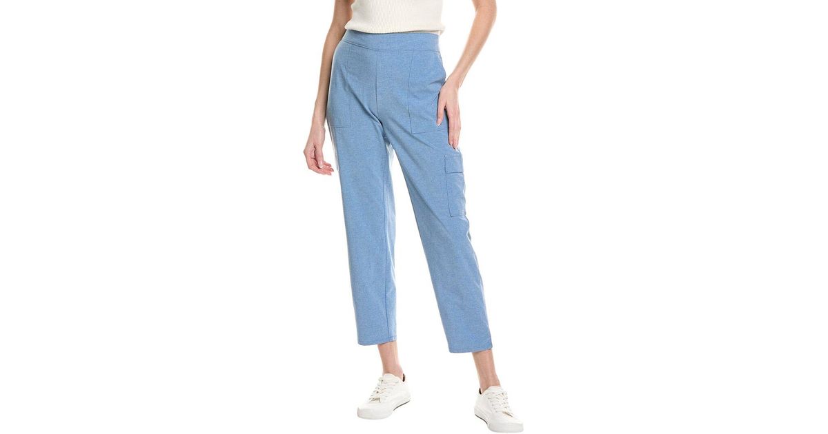 Tommy Bahama Alicia Chambray Cargo Pant in Blue | Lyst