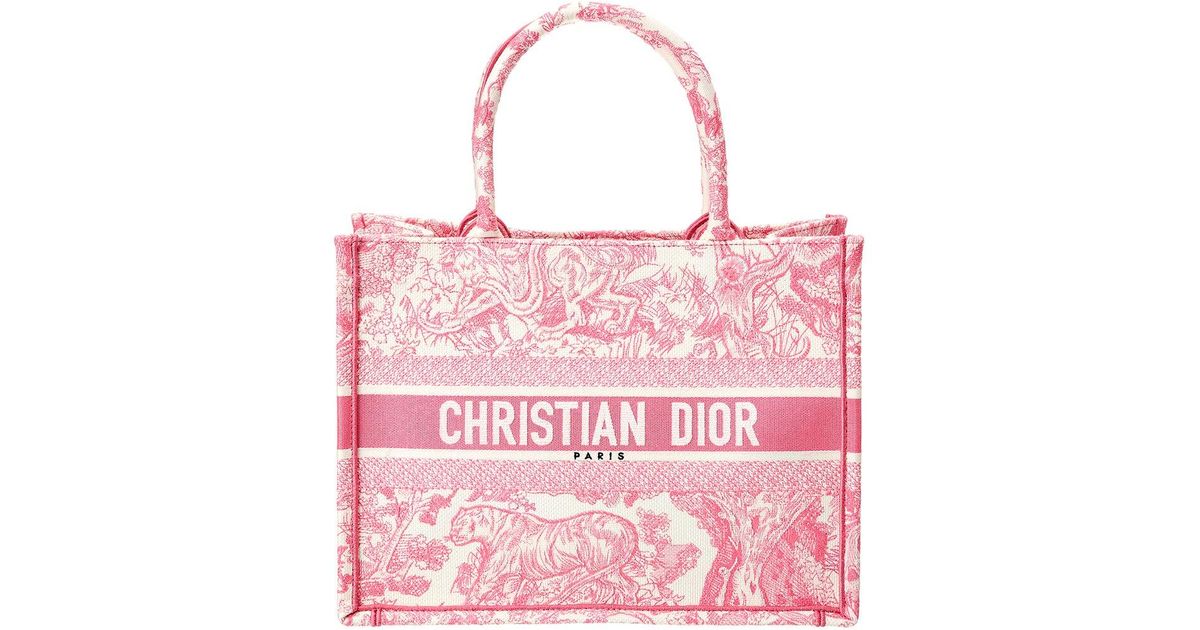 Dior Book Medium Tote in Pink | Lyst UK