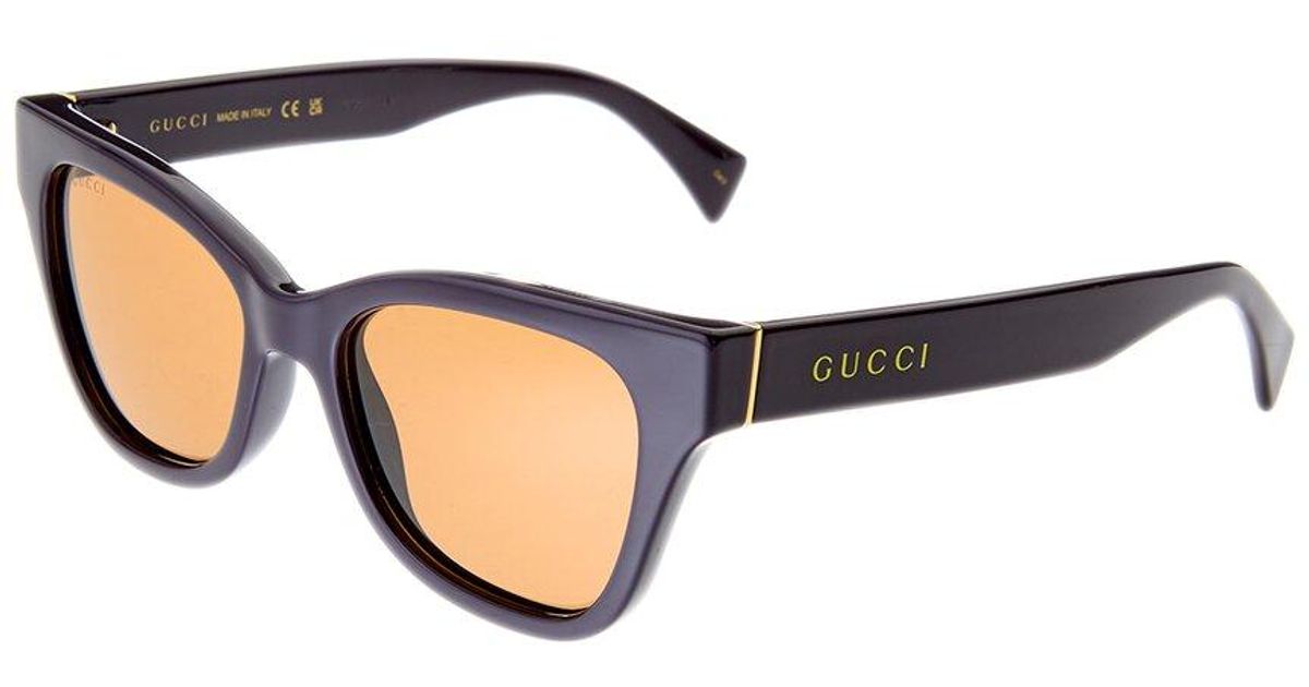 Gucci GG1133S 52mm Sunglasses in Purple | Lyst