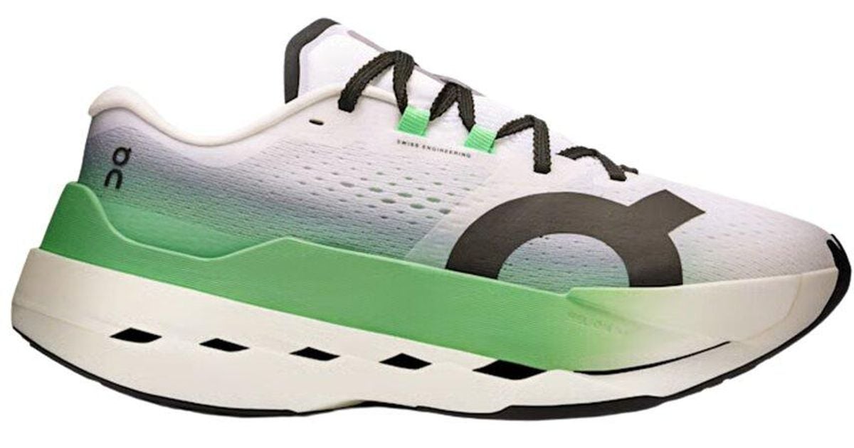On Shoes Cloudboom Max Running Shoe in Green | Lyst UK