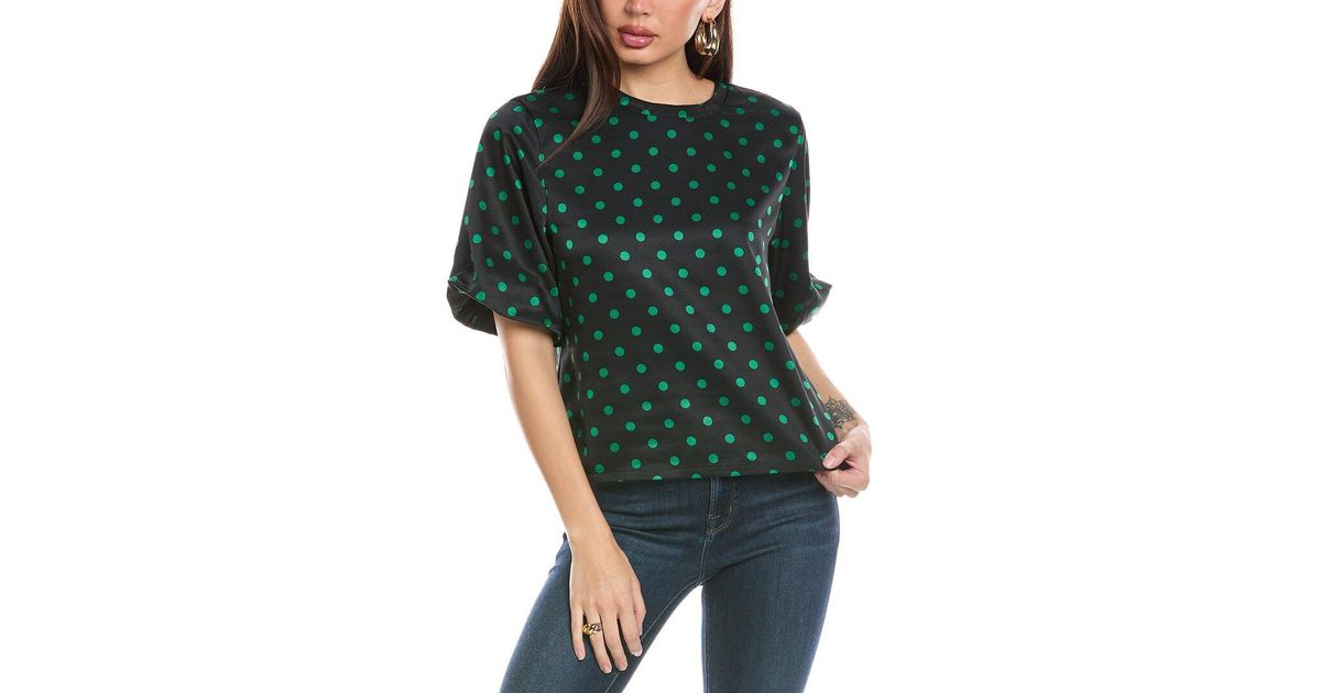 FLORA BEA NYC Shelly Top in Green | Lyst