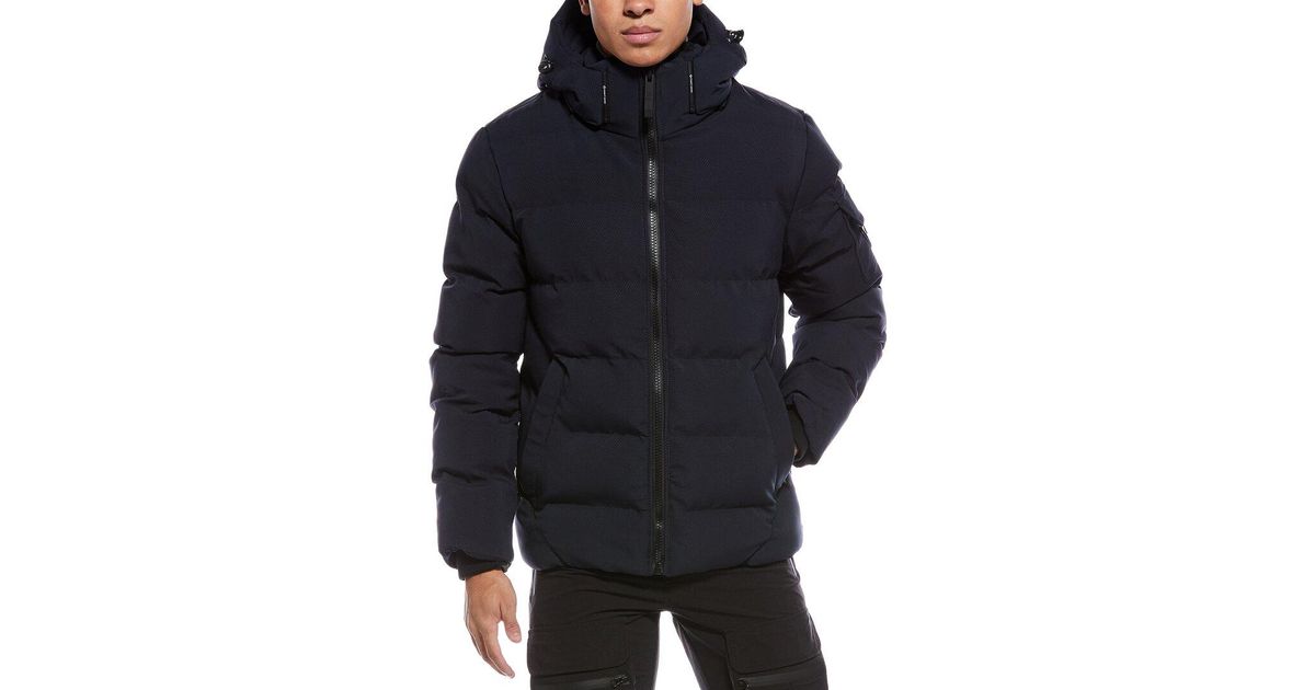 Point Zero Puffer Coat in Blue for Men | Lyst