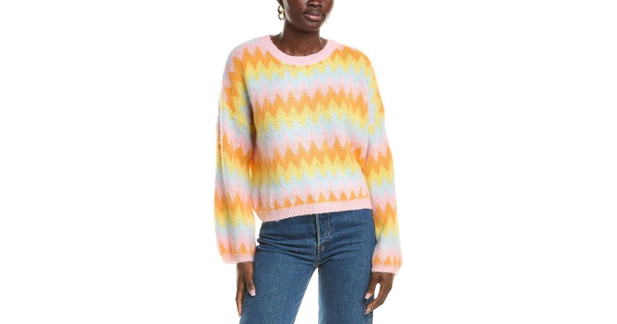 ANNA KAY Dianthe Cashmere-Blend Pullover in Orange | Lyst UK