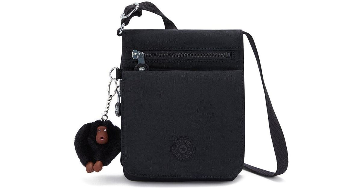 Kipling Nylon Crossbody Bag in Black | Lyst