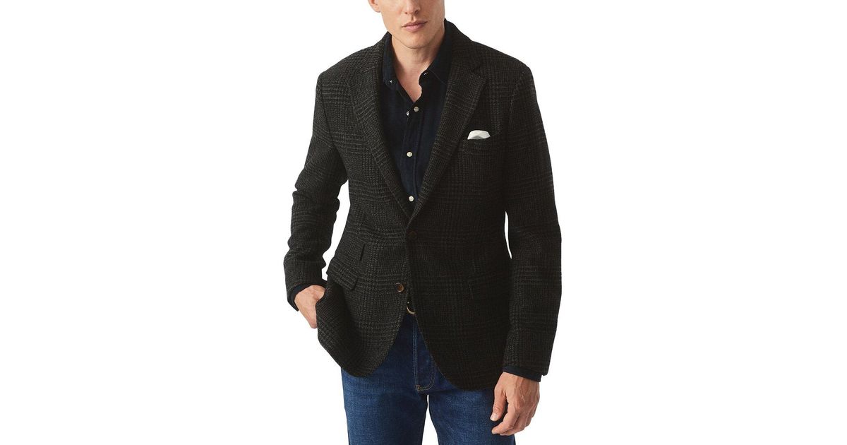 J.McLaughlin Suffolk Jacket in Black for Men | Lyst UK