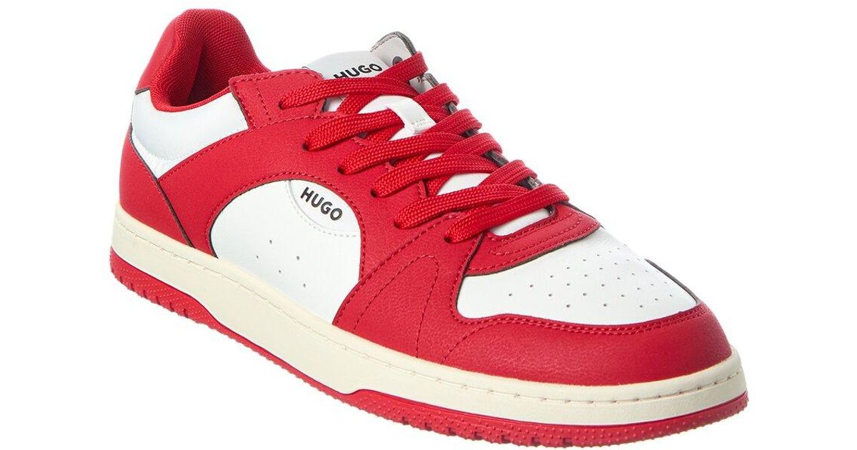 BOSS Hadrian Sneaker in Red for Men | Lyst UK