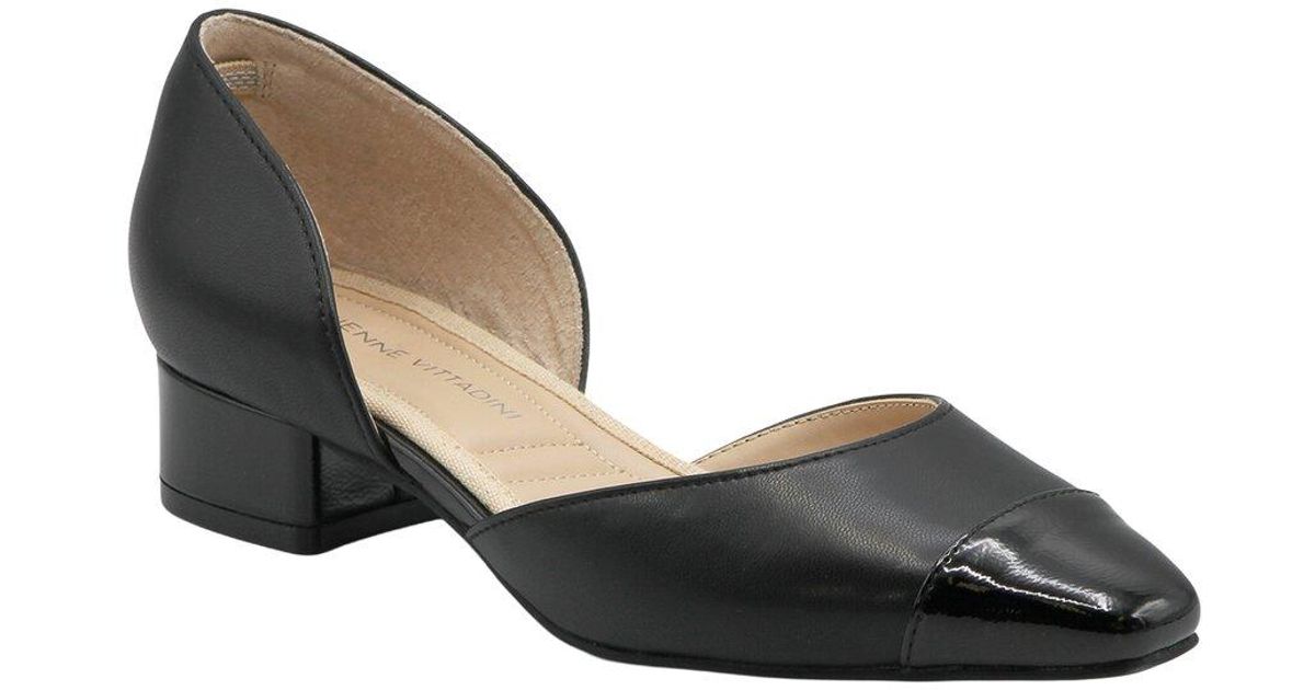 Adrienne Vittadini Verne Pump in Black | Lyst