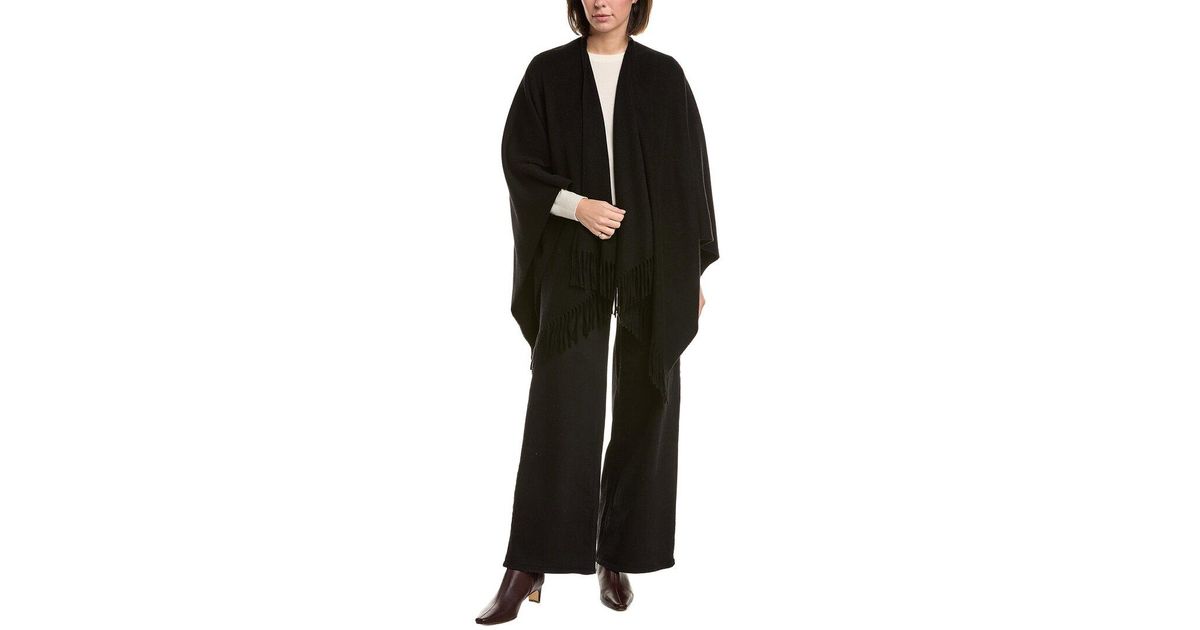 Rag & Bone Cashmere Poncho in Black | Lyst UK