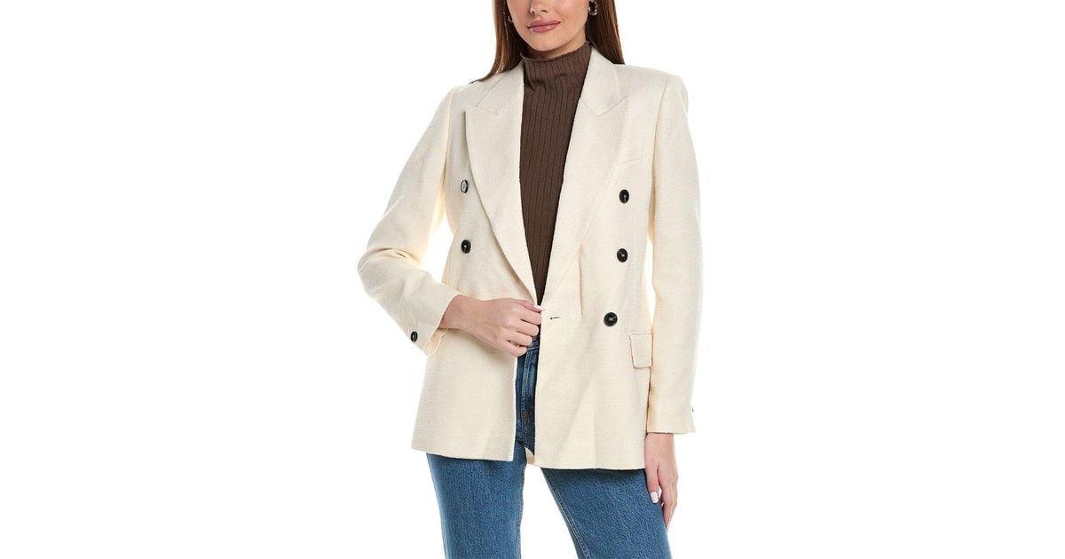 Reiss Bronte Jacket in Natural | Lyst