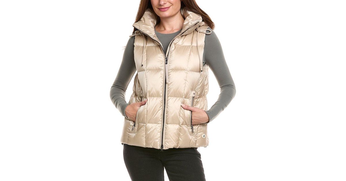 Bogner Falka Down Vest in Natural | Lyst