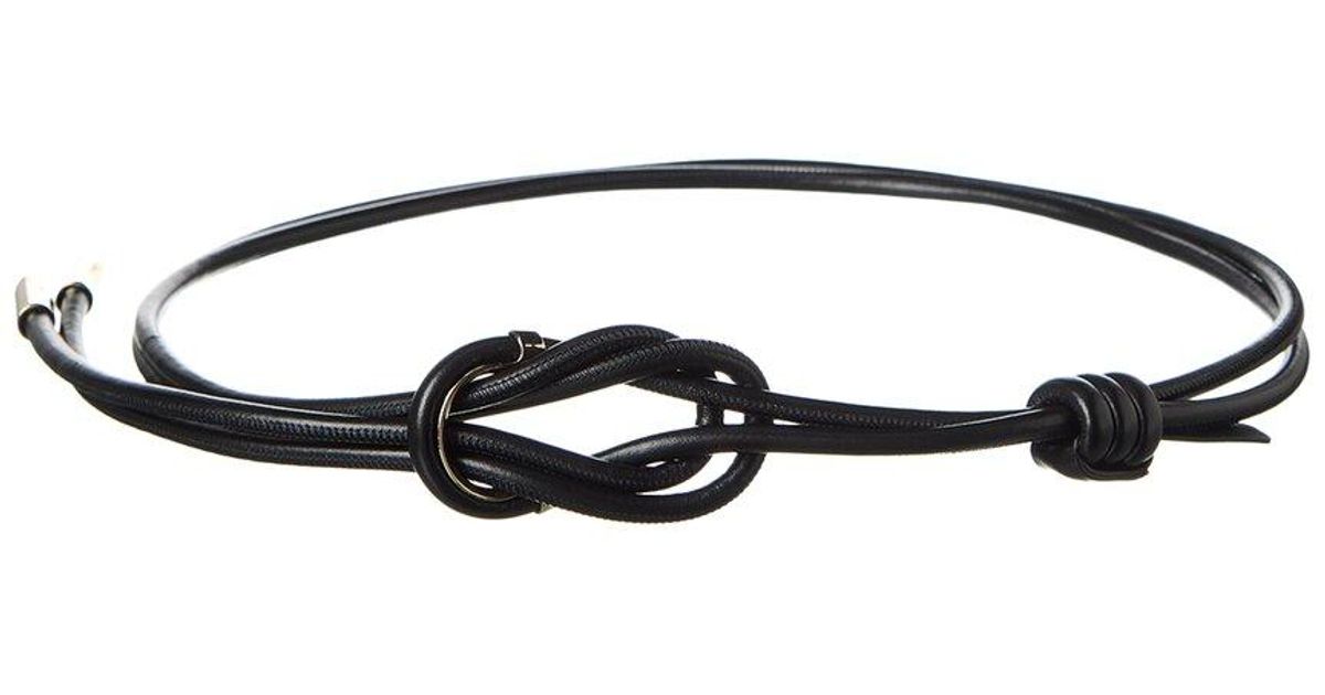 Chloé Poppie Leather Belt in White | Lyst