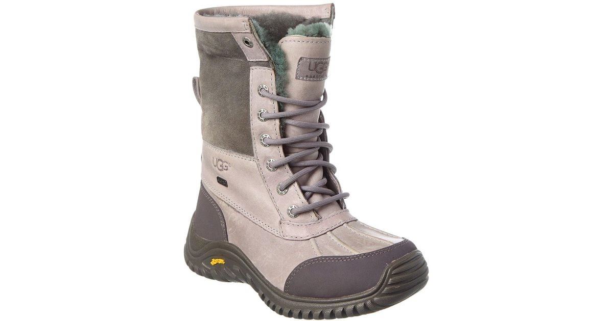 UGG Adirondack Ii Leather Boot in Brown | Lyst