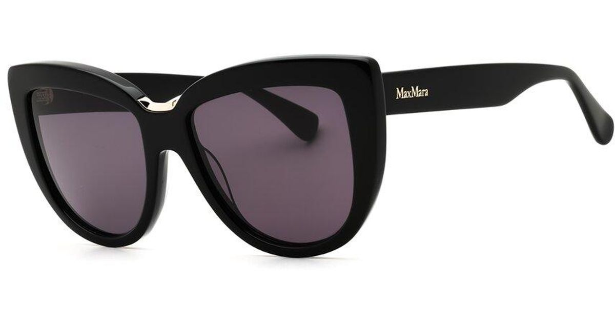 Max Mara Mm0076 55mm Sunglasses In Black Lyst Uk