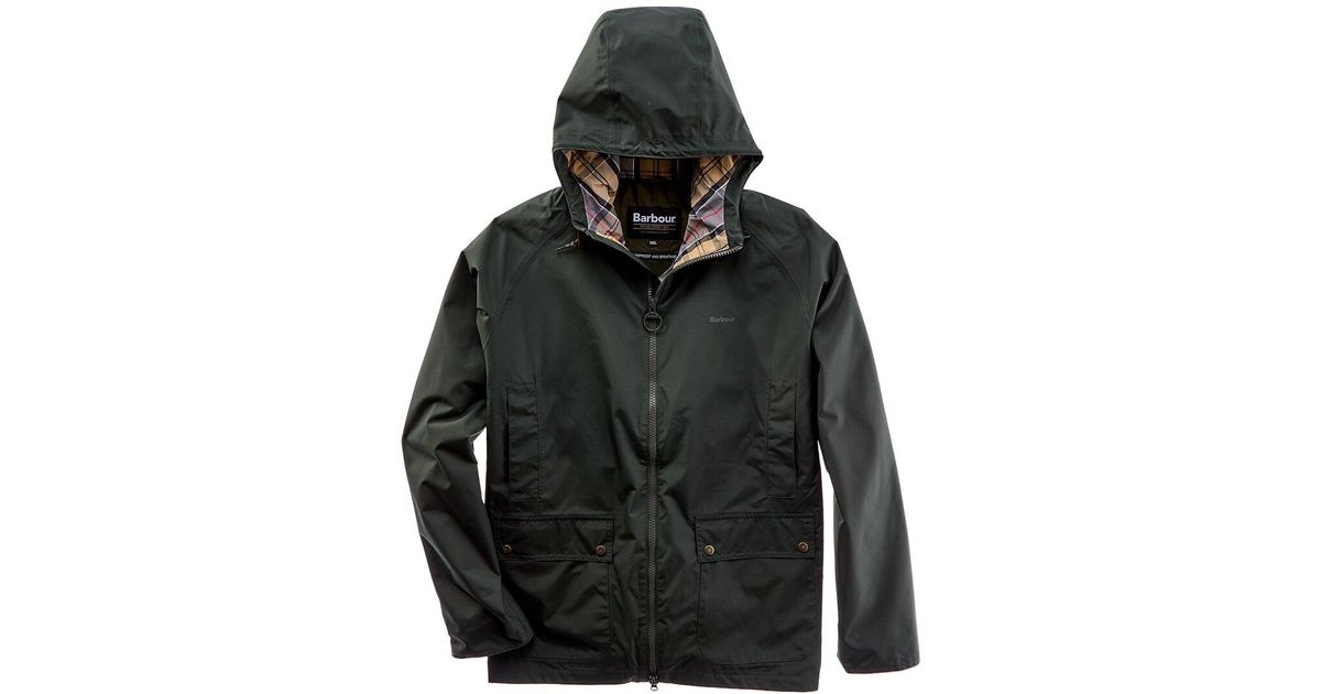 Barbour Hooded Domus Jacket in Black for Men | Lyst