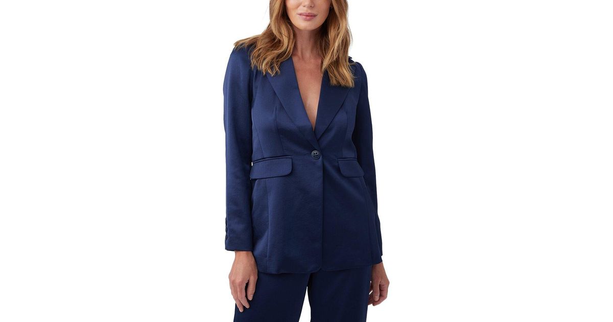 Trina Turk Park Avenue Jacket in Blue | Lyst