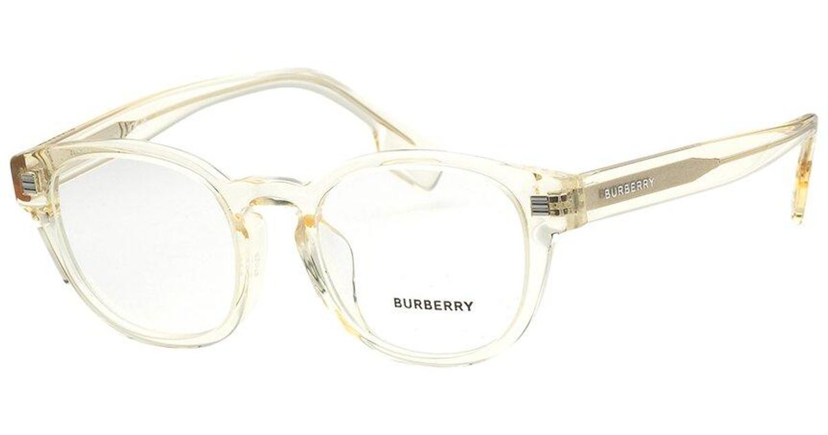Burberry Be2382D 49Mm Optical Frames in Natural for Men | Lyst