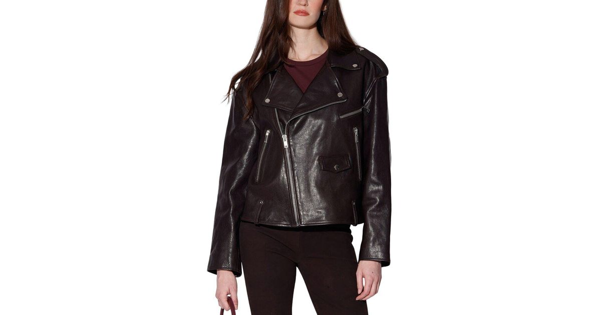 Walter Baker Jett Leather Jacket in Black | Lyst UK