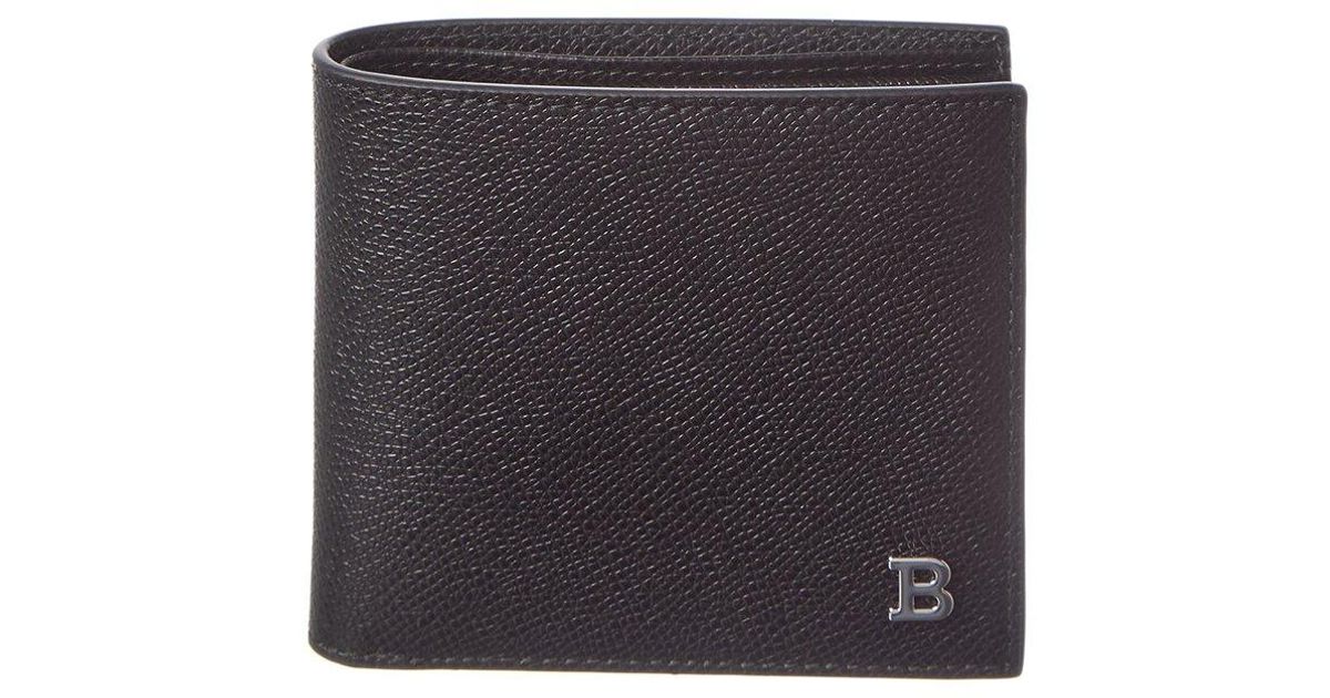 Bally Byie Leather Coin Wallet in Black for Men | Lyst