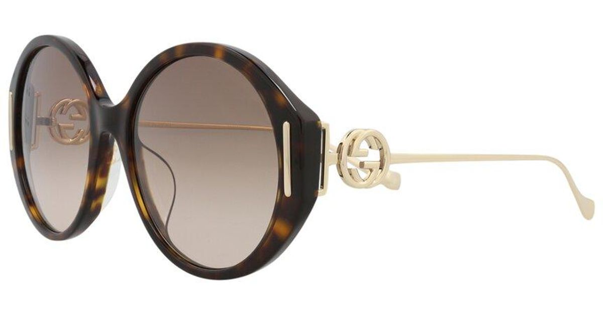 Gucci Gg1202Sk 58Mm Sunglasses in Brown | Lyst UK