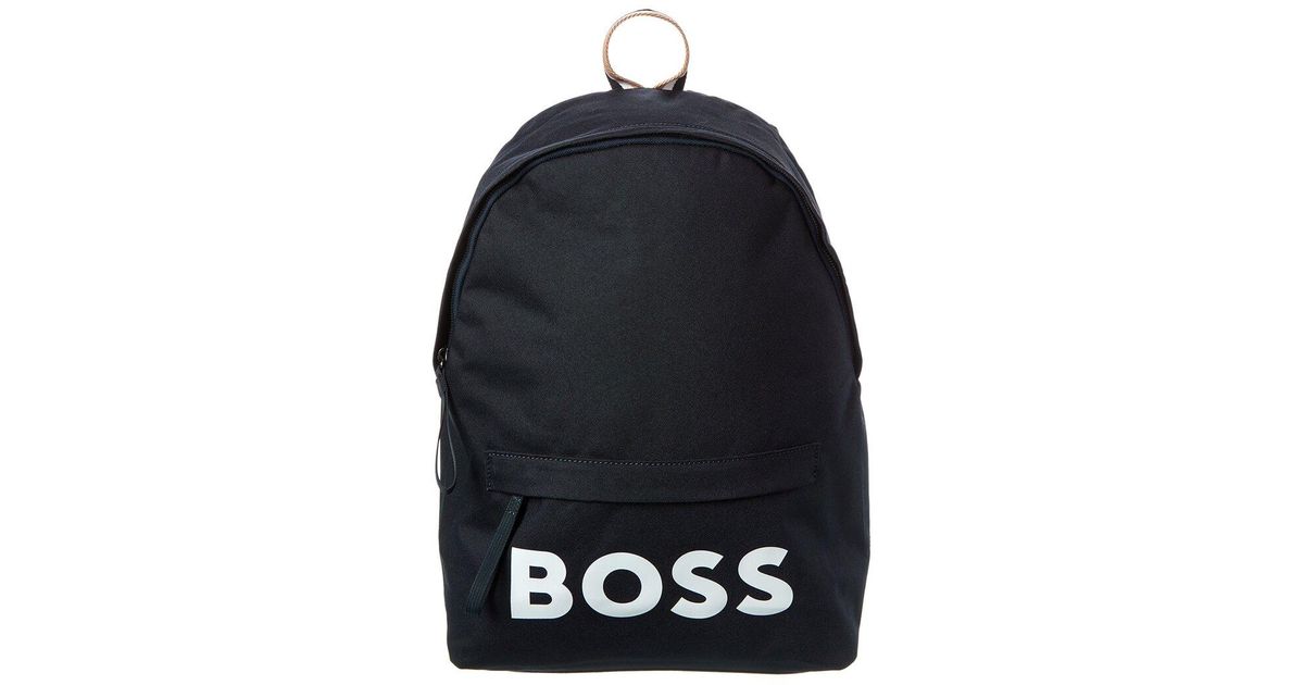 BOSS Pixel Ou Backpack in Blue for Men | Lyst