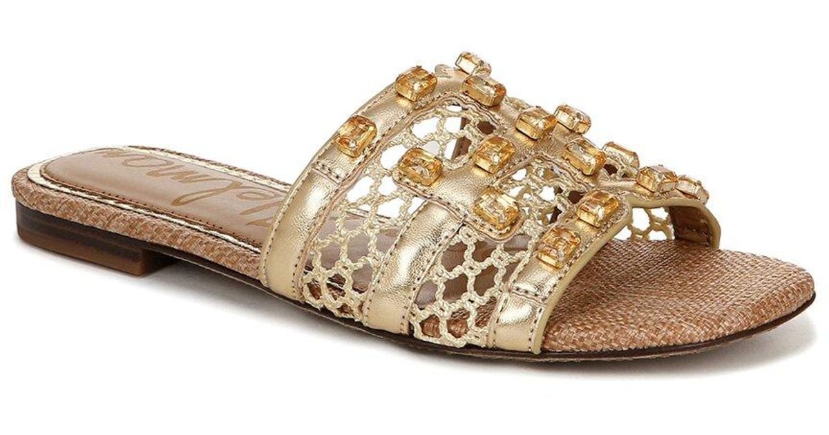 Sam Edelman Blaire Slide in White | Lyst UK