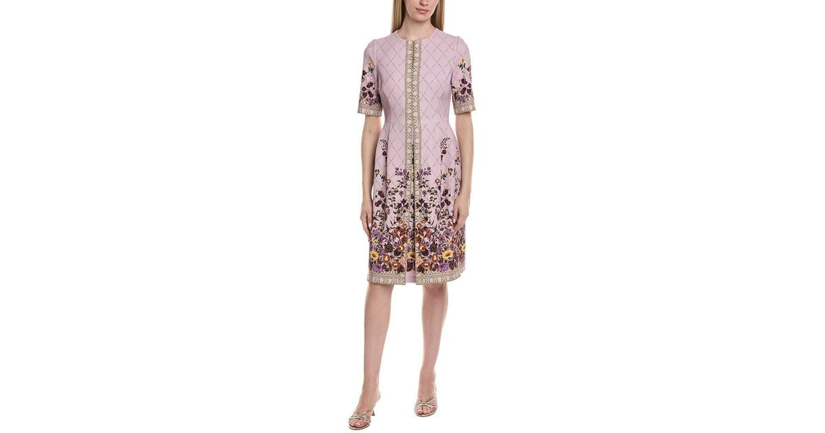 Teri Jon Mini Dress in Red | Lyst UK