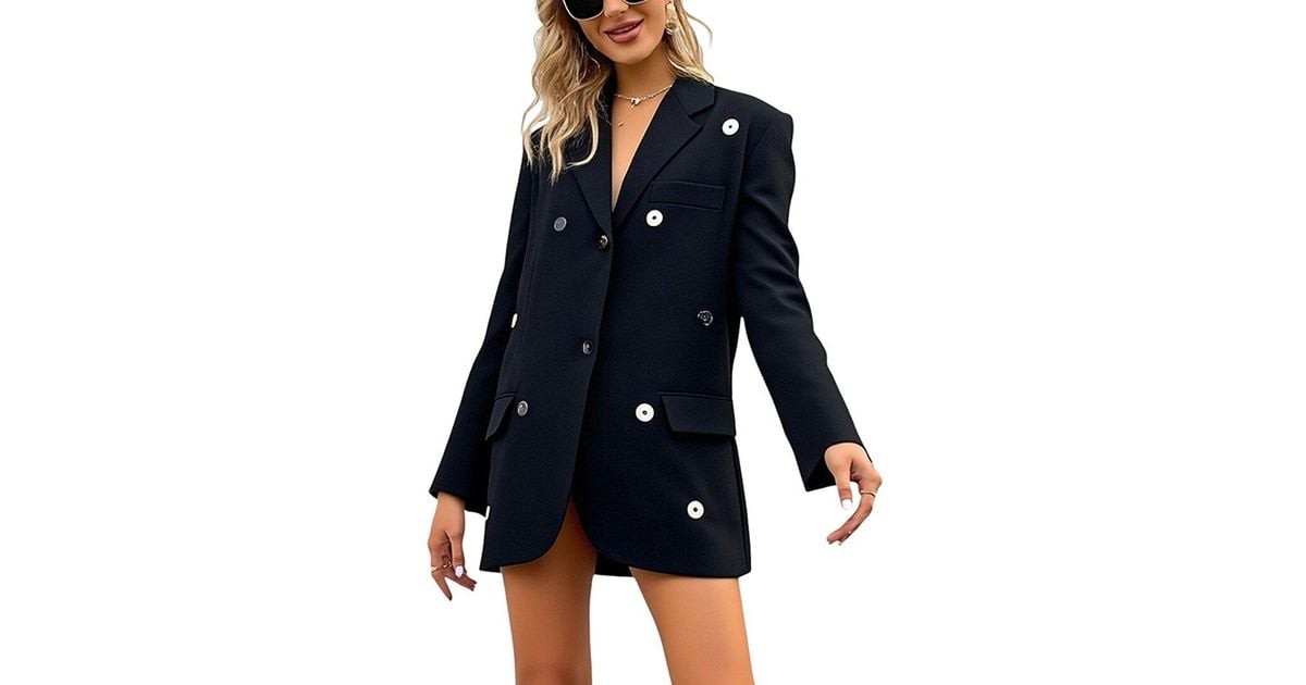 Adele Berto Blazer in Blue | Lyst UK