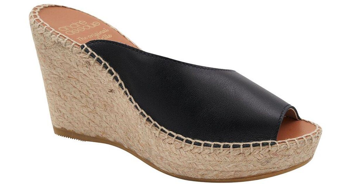 Andre Assous Catarina Suede Espadrille in Blue | Lyst