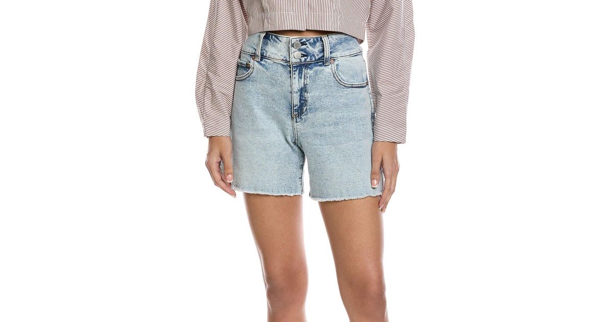 Alice + Olivia Han High-Rise Short in Blue | Lyst UK