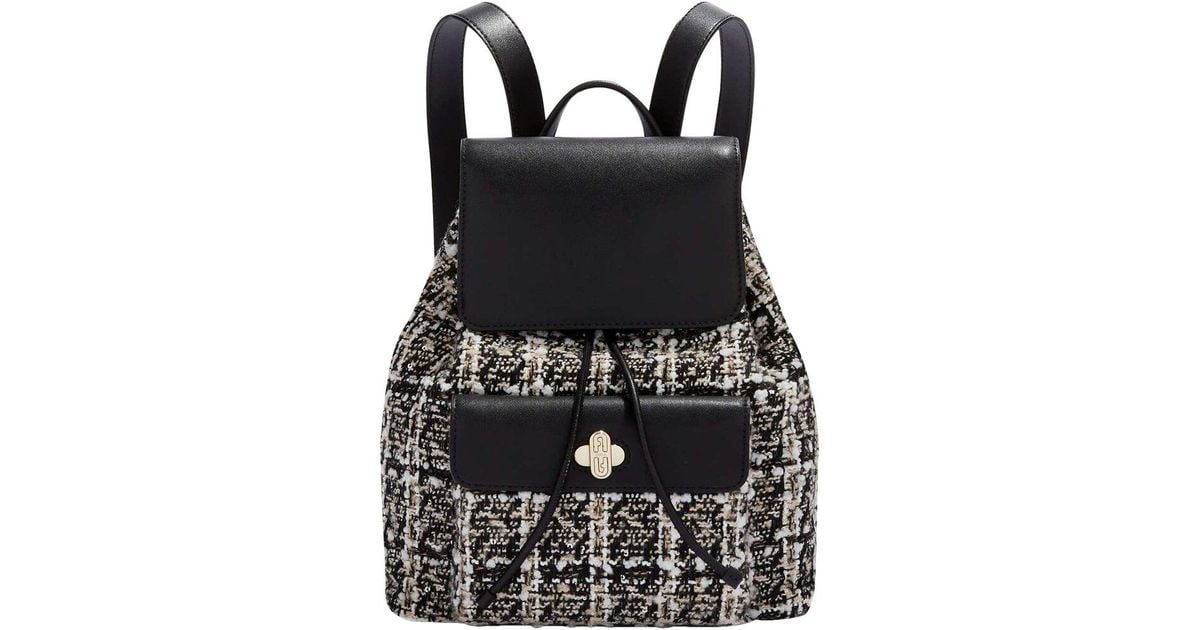 Furla Danae Small Leather Backpack in Black | Lyst UK