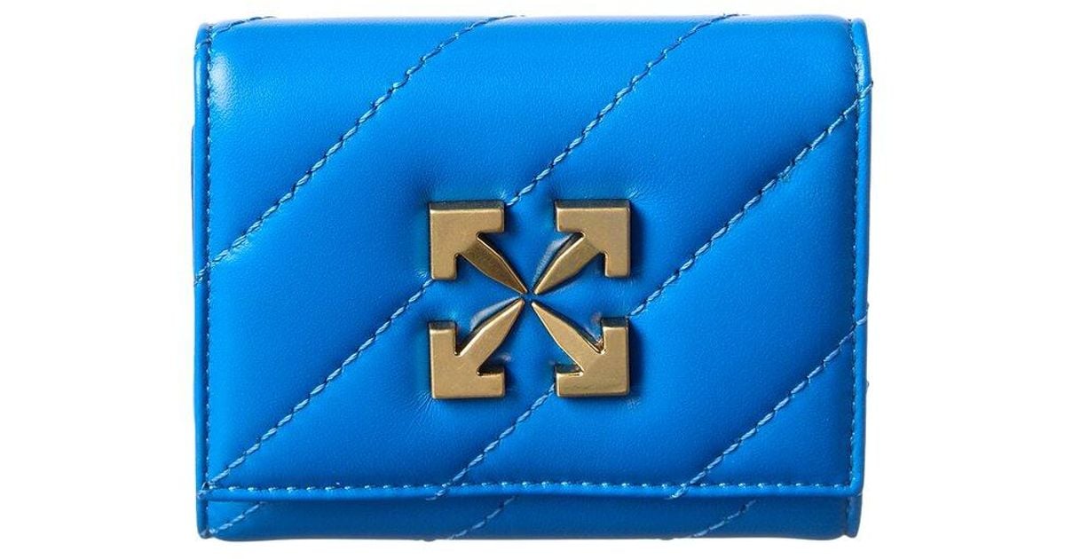 Off-White c/o Virgil Abloh Jackhammer Leather Continental Wallet in ...