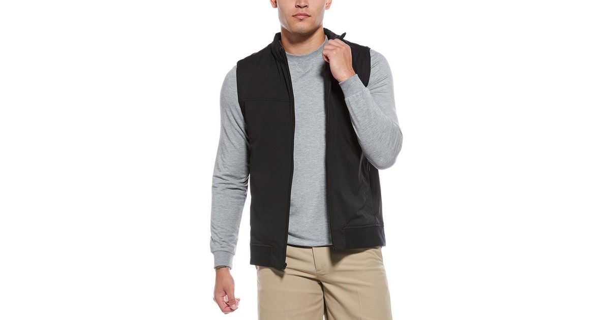 Travis Mathew Wanderlust Vest in Black for Men | Lyst UK