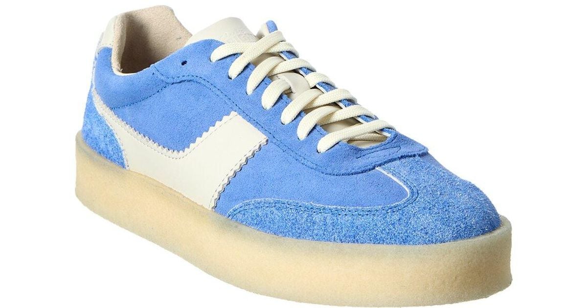 Clarks Tor 80 Leather Sneaker in Blue for Men | Lyst UK