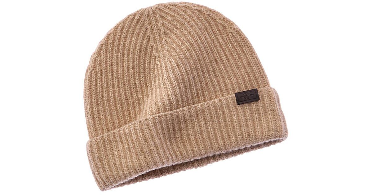 Hickey Freeman Cashmere Hat in Natural for Men | Lyst UK