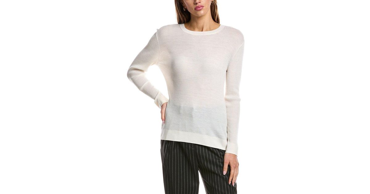 IRO Eliase Wool Sweater in White | Lyst UK