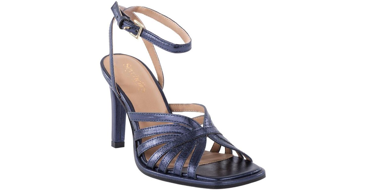 Seychelles Dress To Impress Leather Heel in Blue | Lyst UK