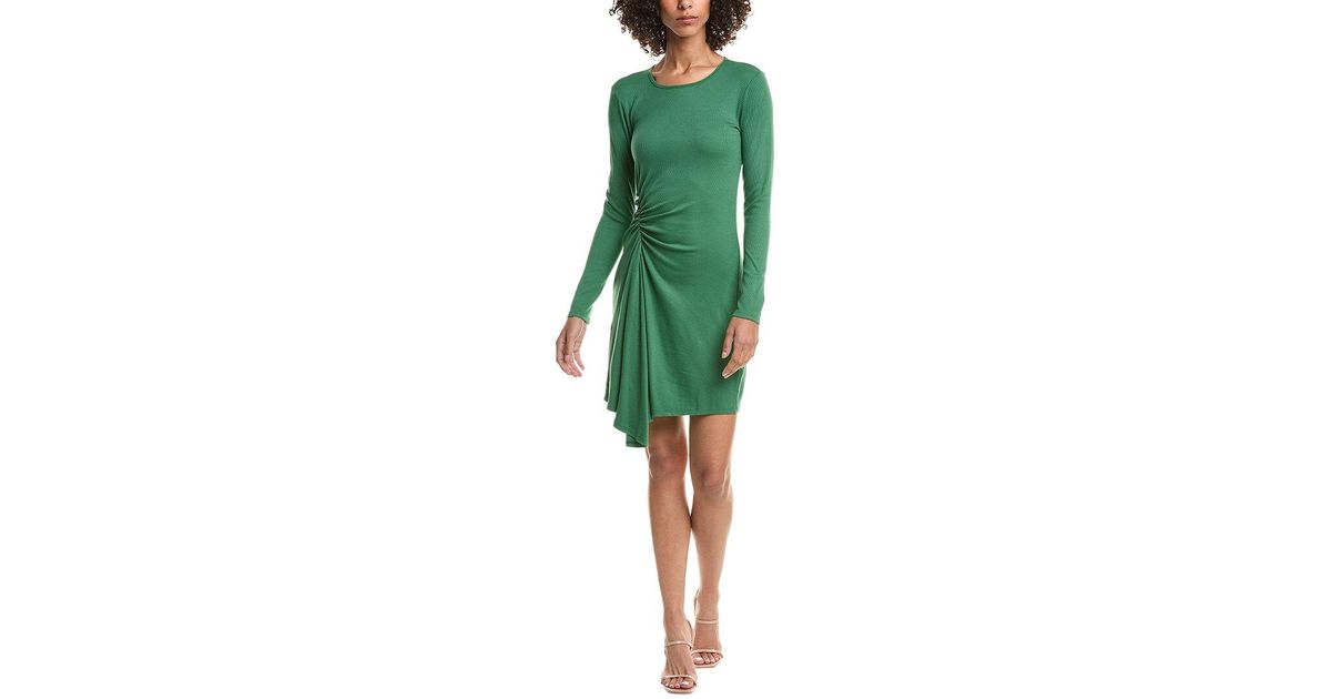 Michael Stars Marina T-Shirt Dress in Green | Lyst UK