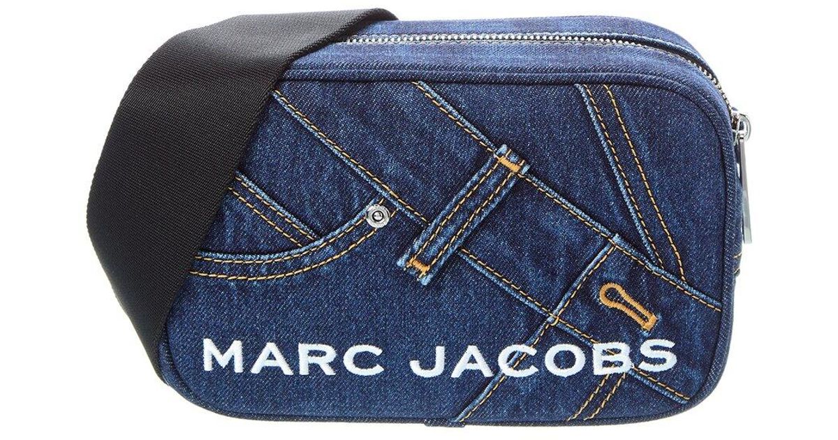 Marc Jacobs Pieced Denim Bold Flash Camera Bag in Blue | Lyst