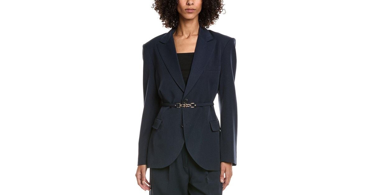 Generation Love Martine Suiting Blazer in Blue | Lyst UK