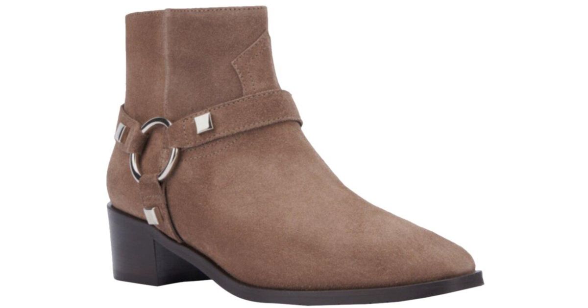 Aquatalia Rosario Weatherproof Suede Boot in Brown | Lyst UK