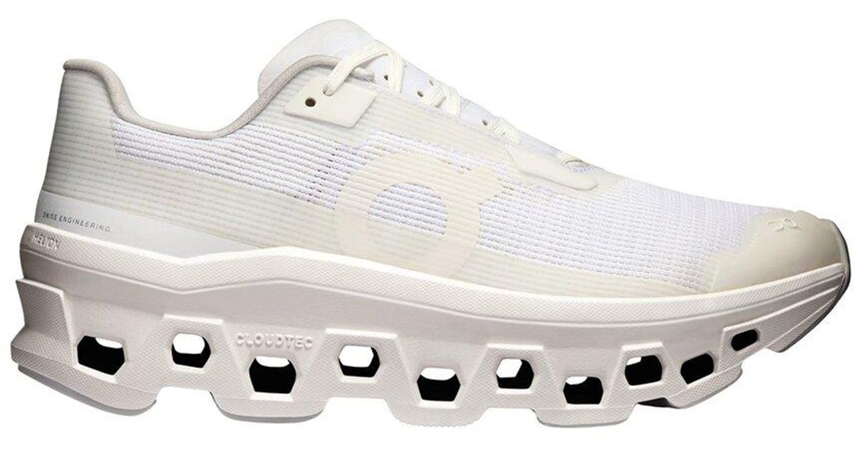 On Shoes Cloudmonster Void Sneaker in White | Lyst UK