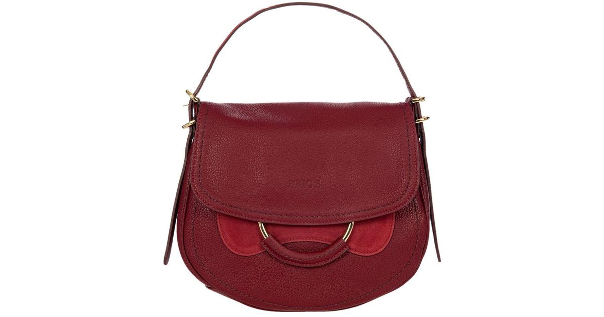 Bric's Gondola Stella Medium Leather Bag in Red | Lyst