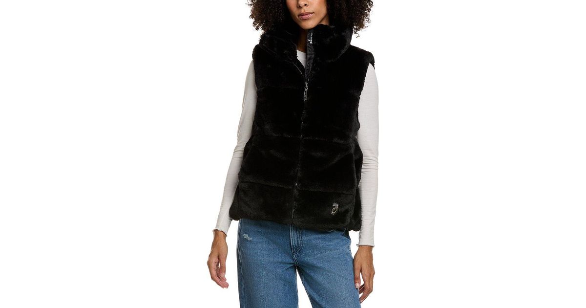 SKEA Amy Ultra Puffy Vest in Black | Lyst UK