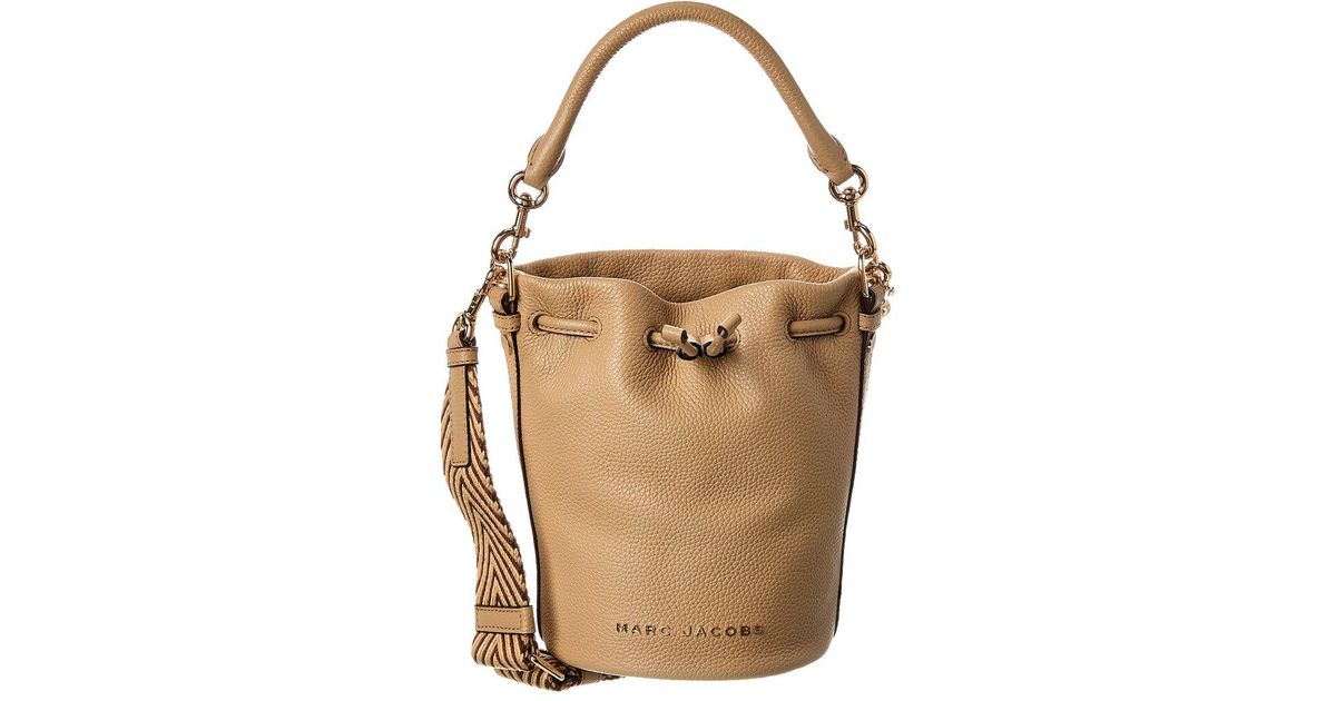 Marc Jacobs Leather Bucket Bag in Brown | Lyst