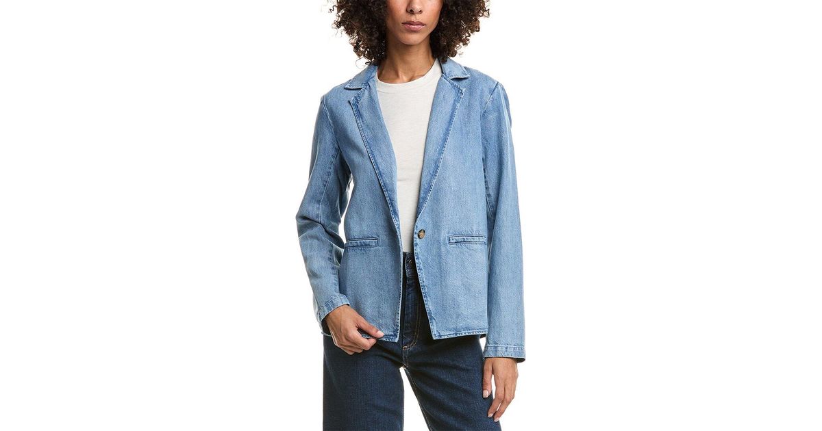Bella Dahl Jagger Blazer in Blue | Lyst UK