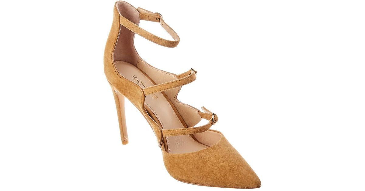 Rachel Zoe Phoenix Suede Sandal in Metallic | Lyst UK