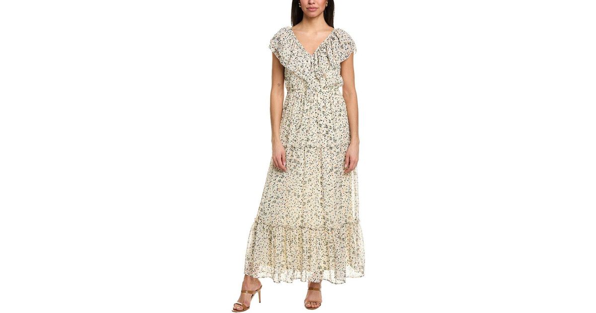 Julia Jordan Yoryu Maxi Dress in Natural | Lyst